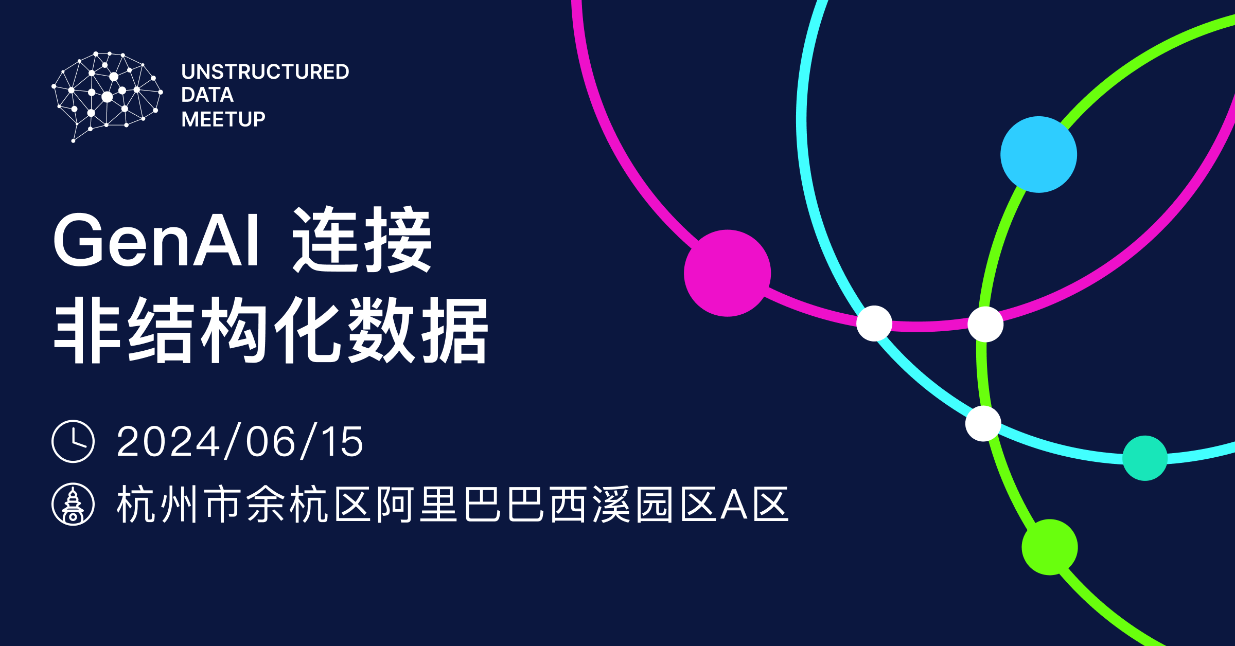 Gen AI 连接非结构化数据,Unstructured Data Meetup 第二场官宣杭州! - Zilliz 向量数据库 Gen AI 连接非结构化数据,Unstructured Data Meetup 第二场官宣杭州! - Zilliz 向量数据库