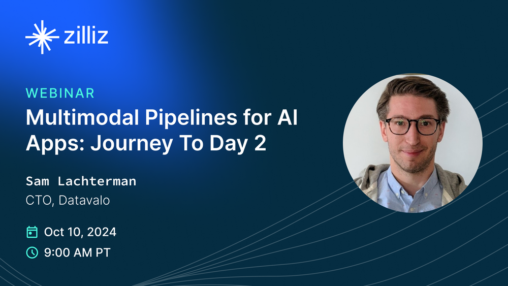 Multimodal Pipelines for AI Apps: Journey To Day 2