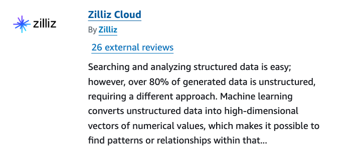 A Beginner’s Guide to Zilliz Cloud on the AWS Marketplace - Zilliz Learn